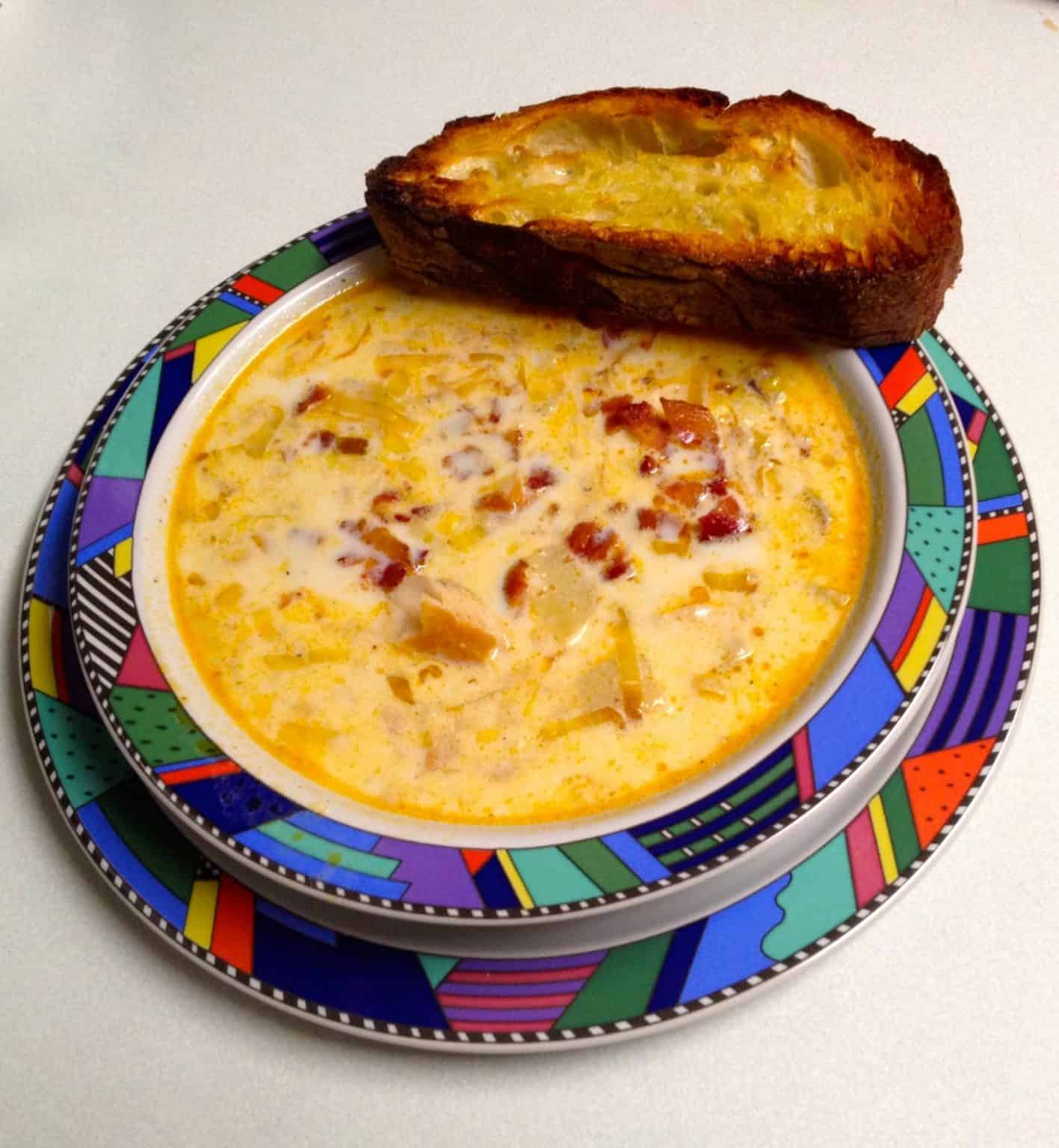 Smoked Trout Chowder adapted from April Bloomfield’s "A Girl and Her Pig"