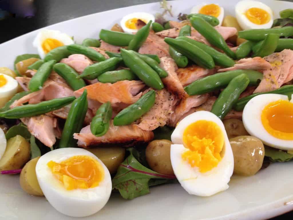 Salmon Niçoise adapted from Martha Stewart Living