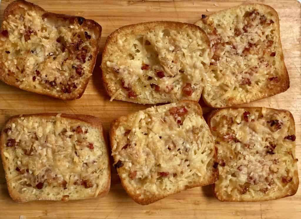 Parmesan and Pancetta Toasts
