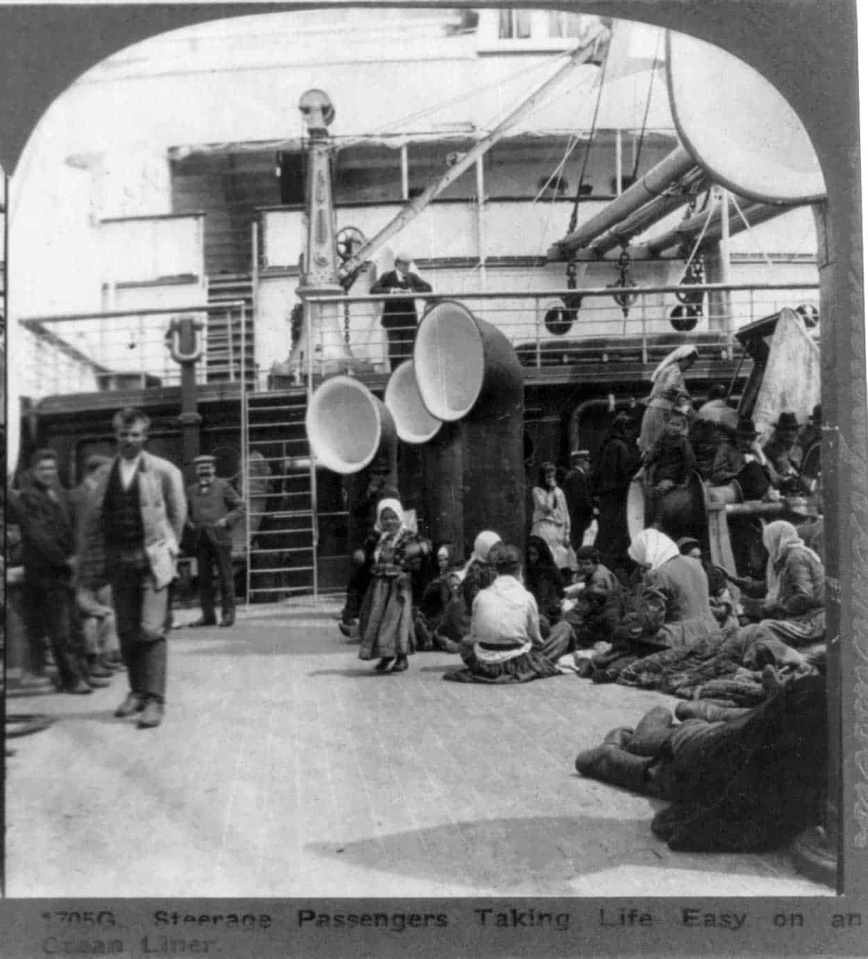Steerage Passengers 1905 GG Archives • C H E W I N G T H E F A T