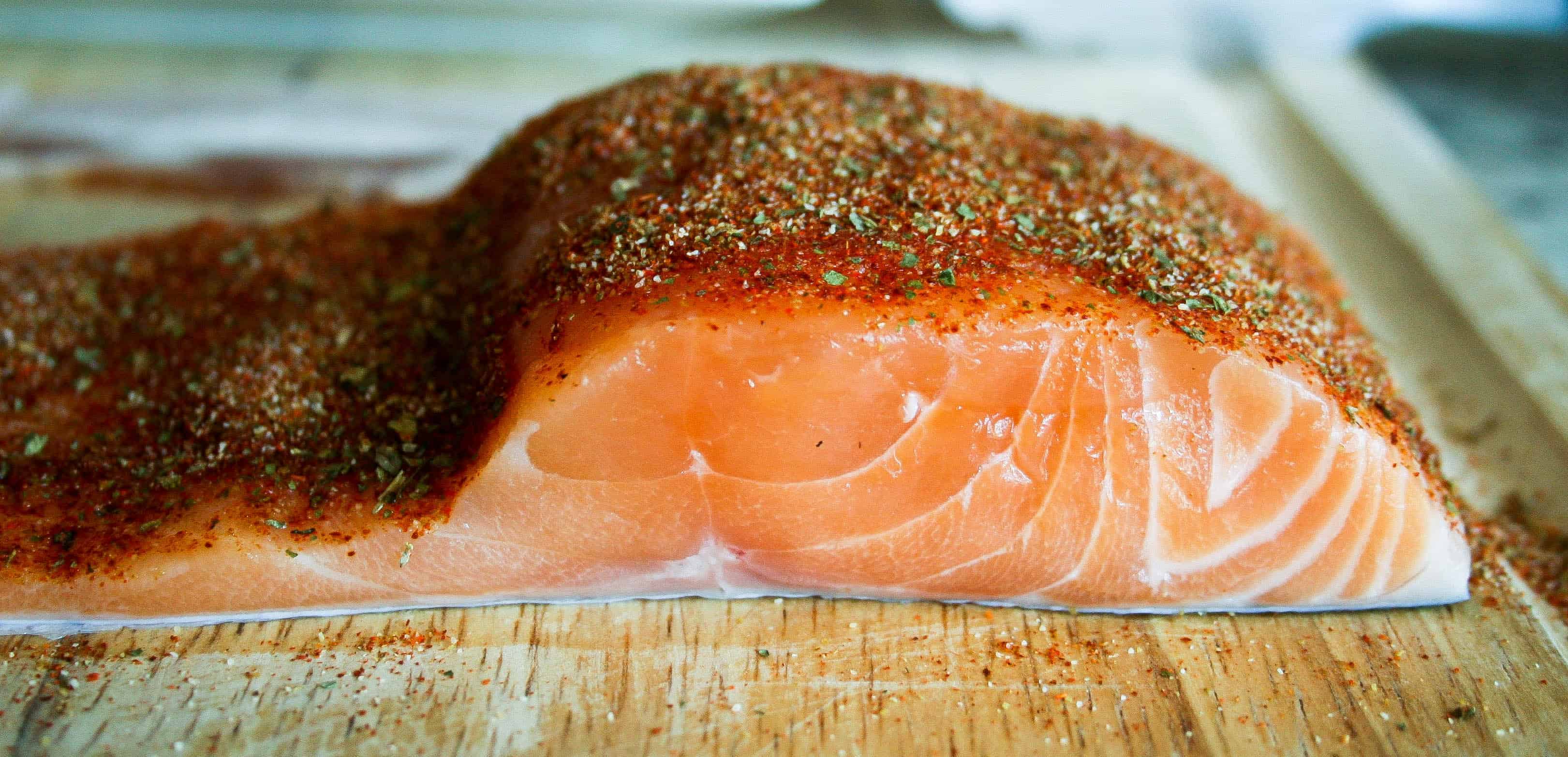 Salmon with Coating • C H E W I N G T H E F A T
