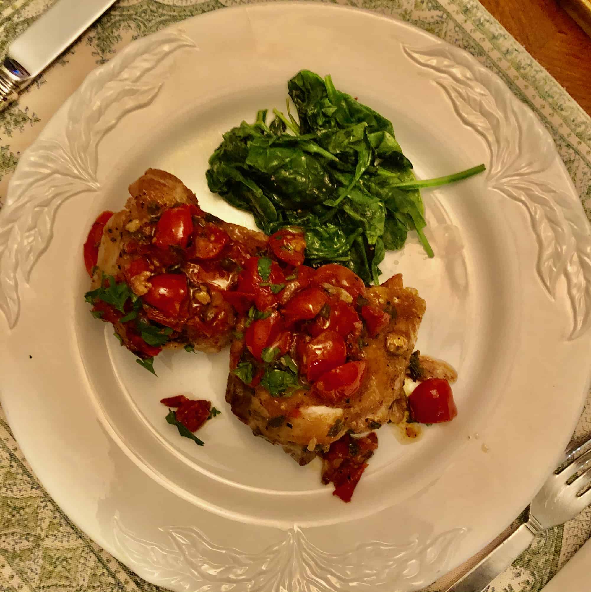 Chef Paul Bocuse’s Poulet au Vinaigre Chicken in Vinegar Sauce and a ...