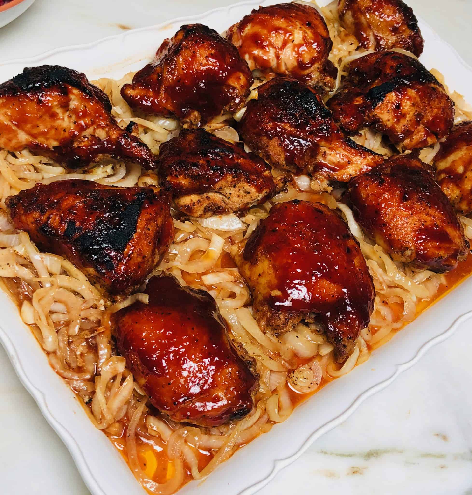 Oven-Barbecued Chicken