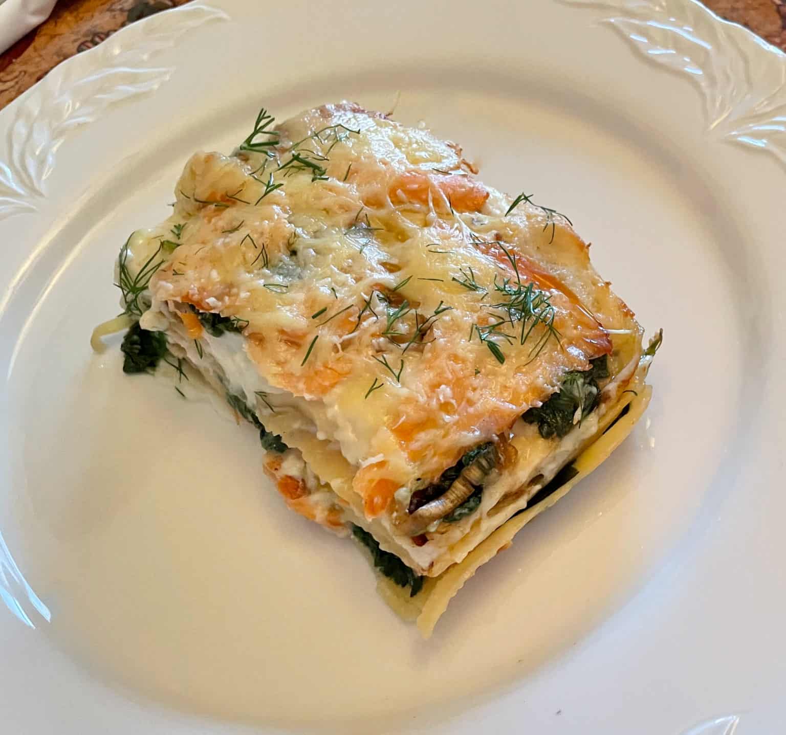 Smoked Salmon Lasagna from Michaela Kitchin