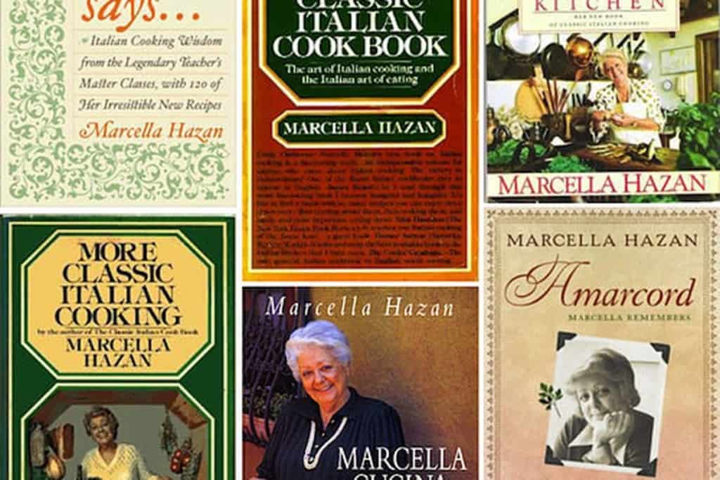 A TREASURY OF MARCELLA HAZAN RECIPES AND HER 5 TOP COOKING TIPS.