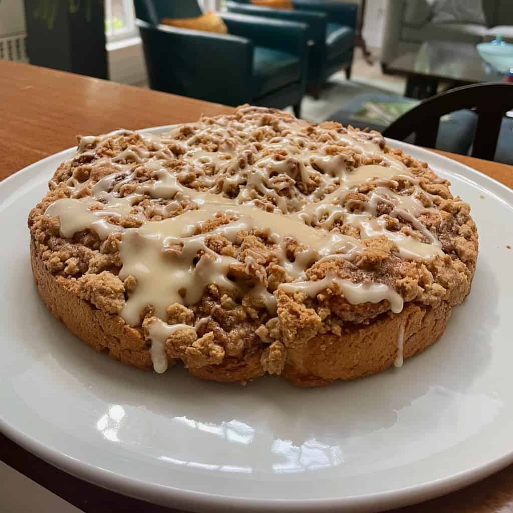 CINNAMON CRUMBLE BREAKFAST CAKE