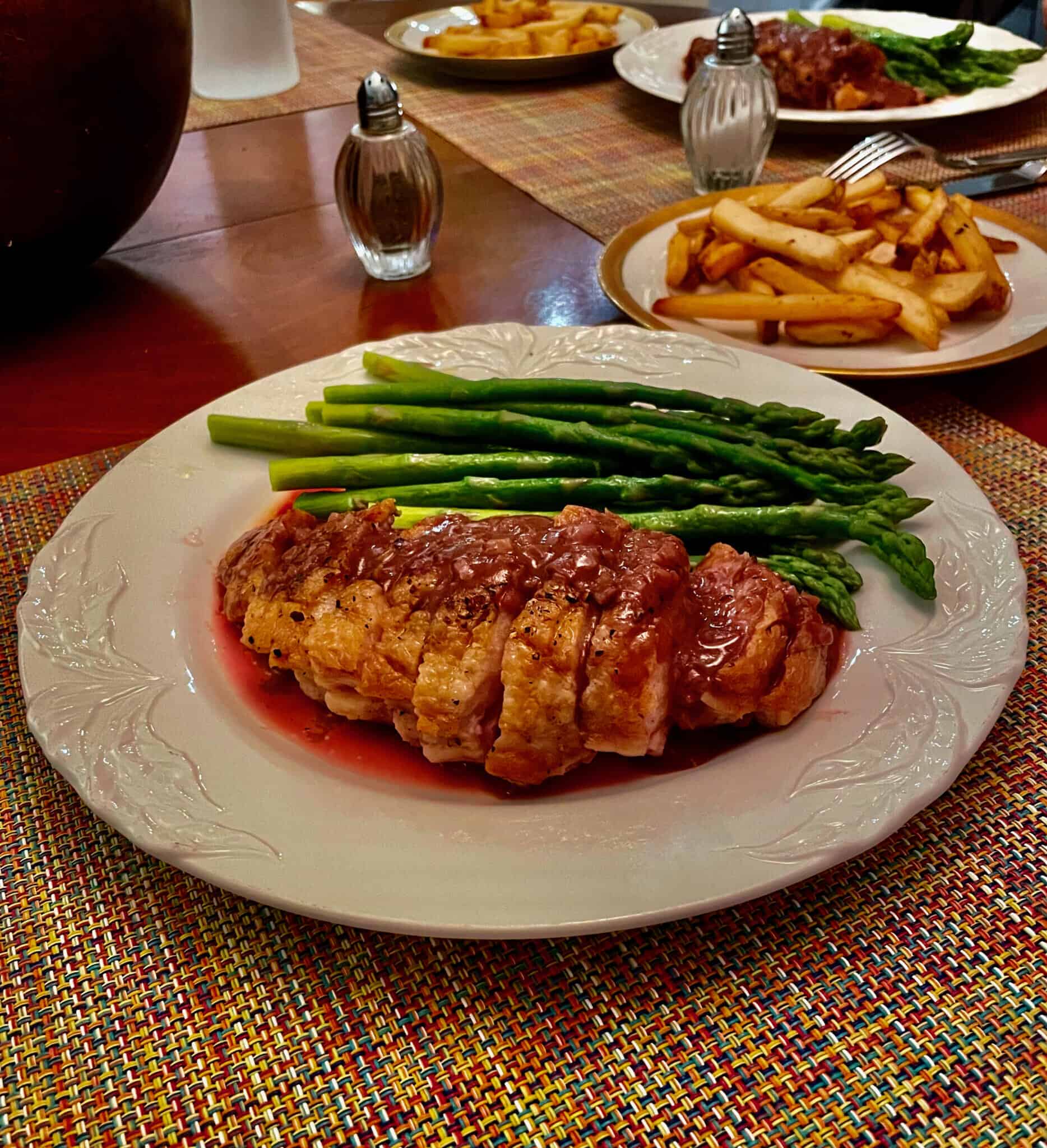 DUCK BREASTS IN RED WINE SAUCE…IN UNDER 30 MINUTES