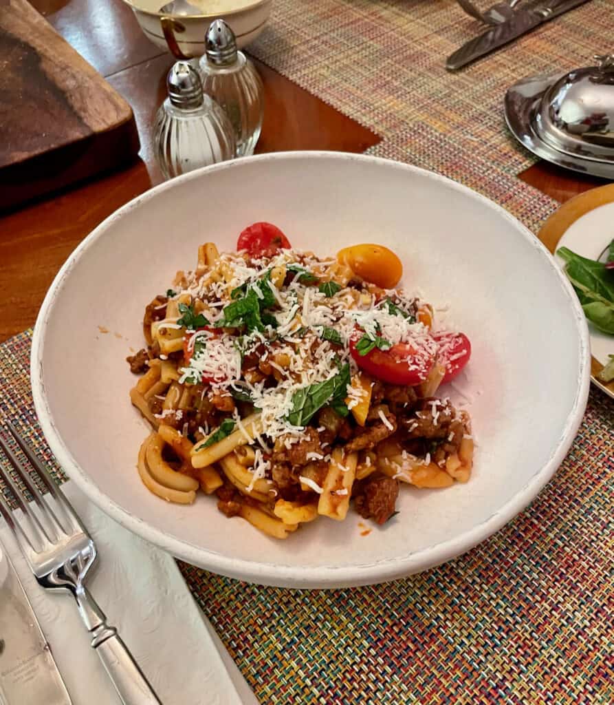 STROZZAPRETI WITH A LAMB RAGU