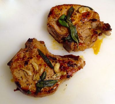 HOTHONEY-GLAZED PORK CHOPS