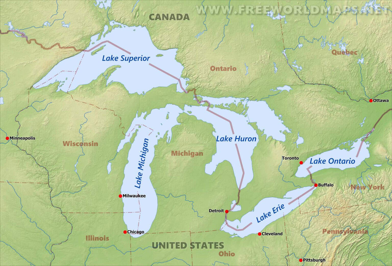 CRUISE ALONG WITH ME, AS WE MAKE OUR WAY ACROSS ALL 5 GREAT LAKES