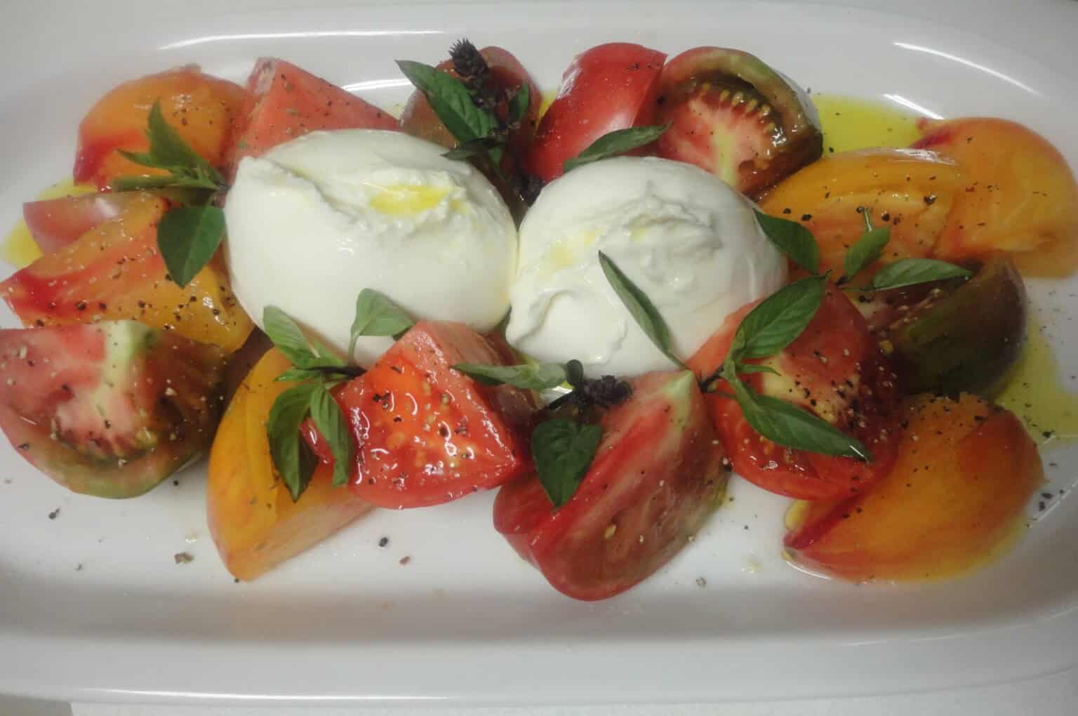 Buratta Salad • C H E W I N G T H E F A T
